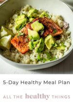 5-Day Healthy Meal Plan and Grocery List | Healthy Eating Plans | All ...