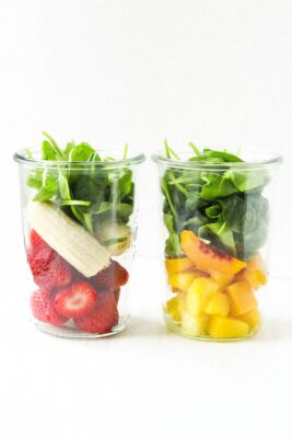 Simple Pre-Made Smoothie Jars - All the Healthy Things