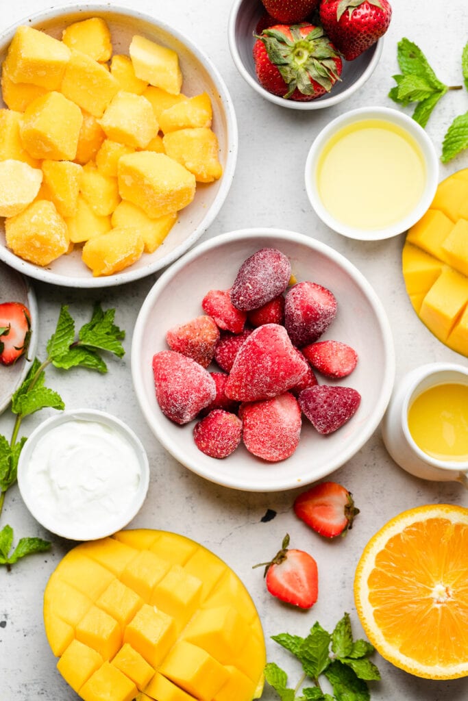 Strawberry Mango Smoothie - All the Healthy Things