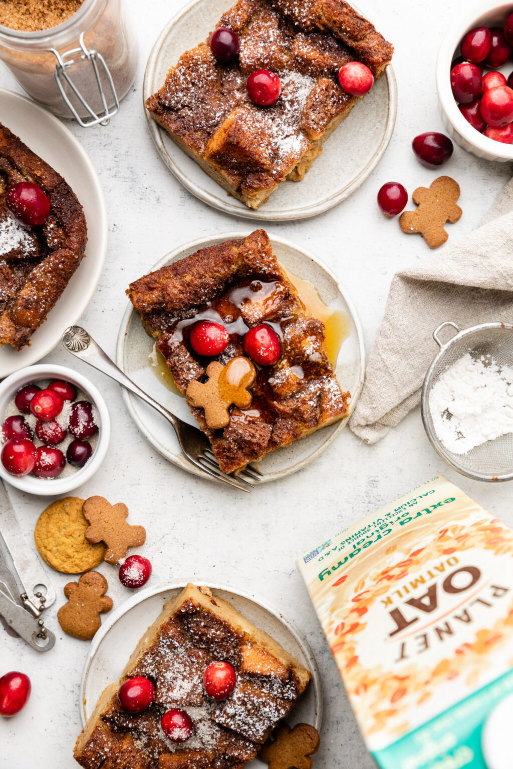 Gingerbread French Toast Casserole - All the Healthy Things