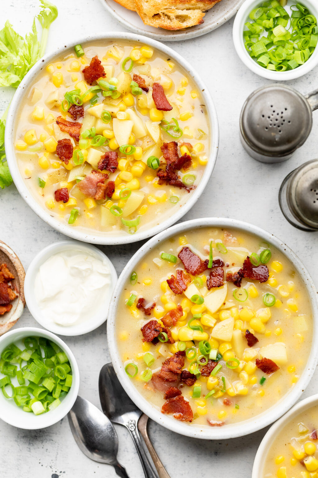 Hearty Corn Chowder - All the Healthy Things
