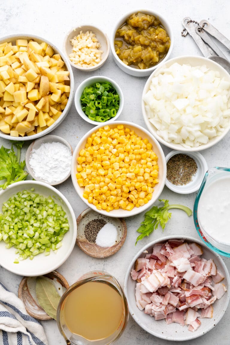 Hearty Corn Chowder - All the Healthy Things