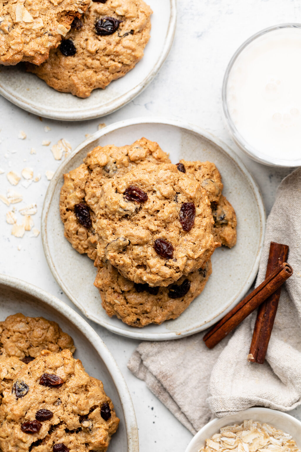 Healthy Oatmeal Raisin Cookies - All the Healthy Things