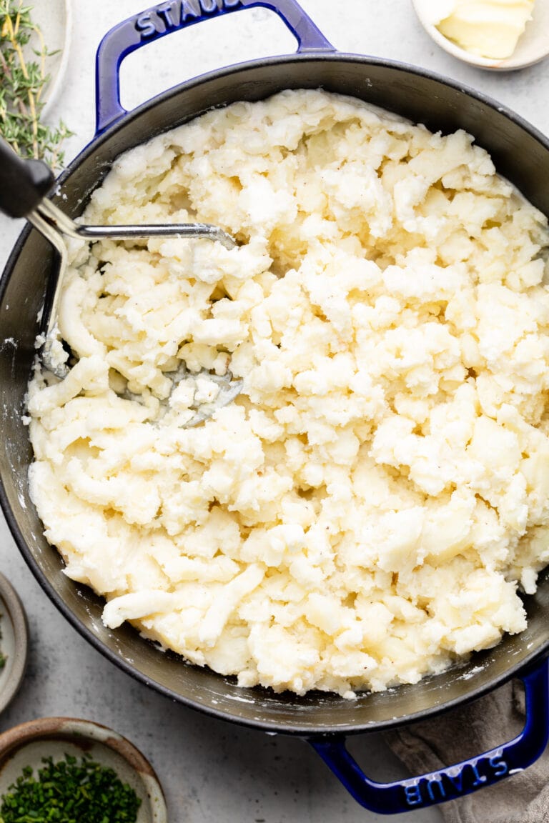 Brown Butter Mashed Potatoes - All the Healthy Things