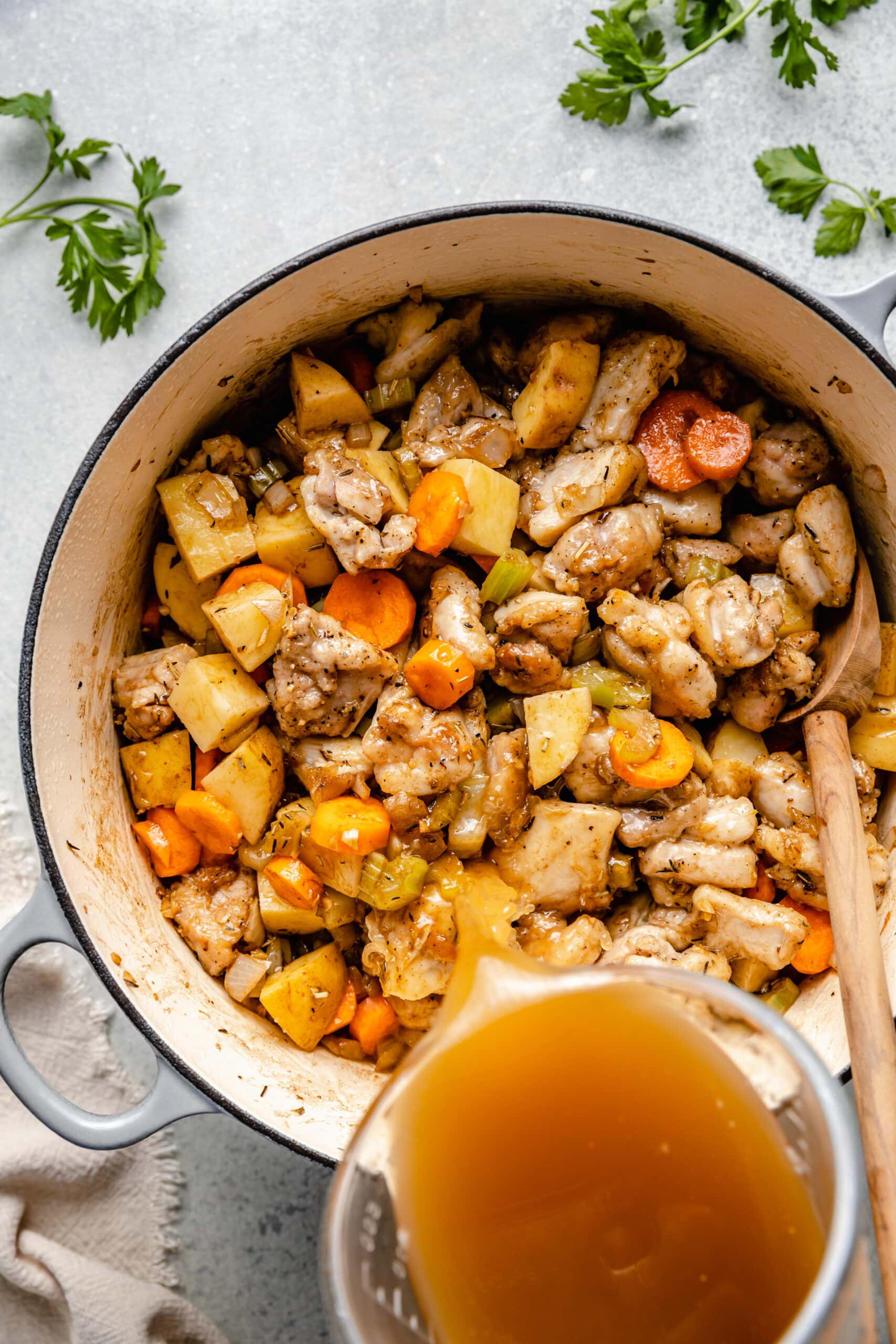 One Pot Chicken Stew - All the Healthy Things