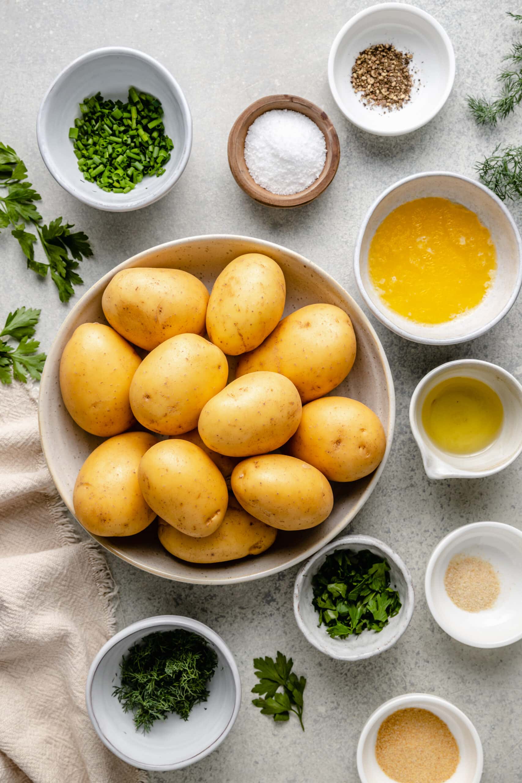 Crispy Smashed Potatoes - All the Healthy Things