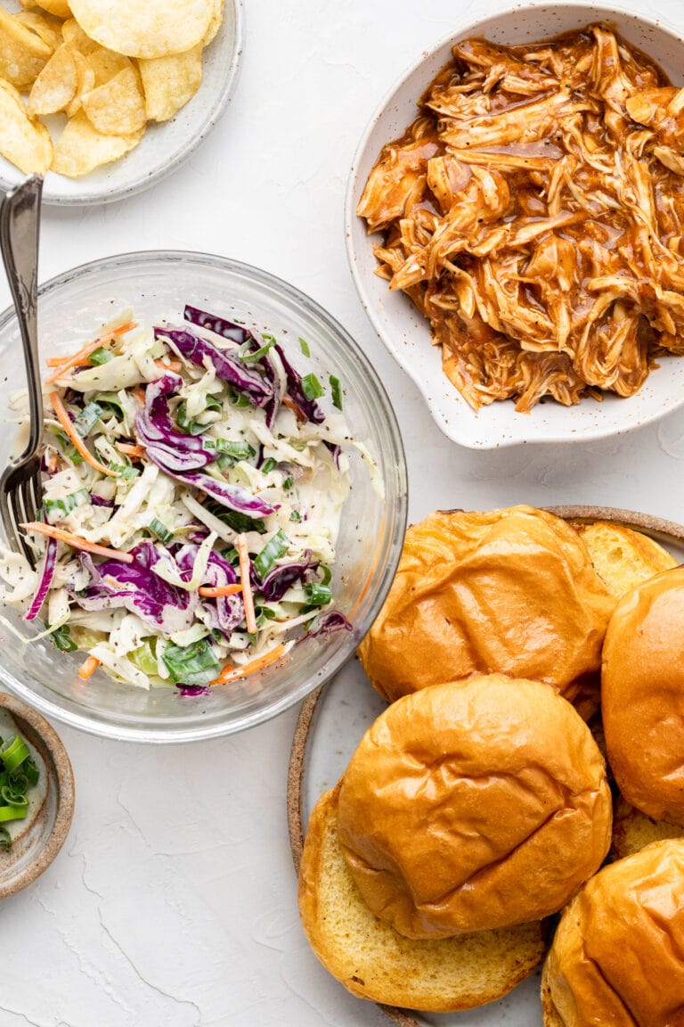 Easy BBQ Chicken Sandwiches - All the Healthy Things