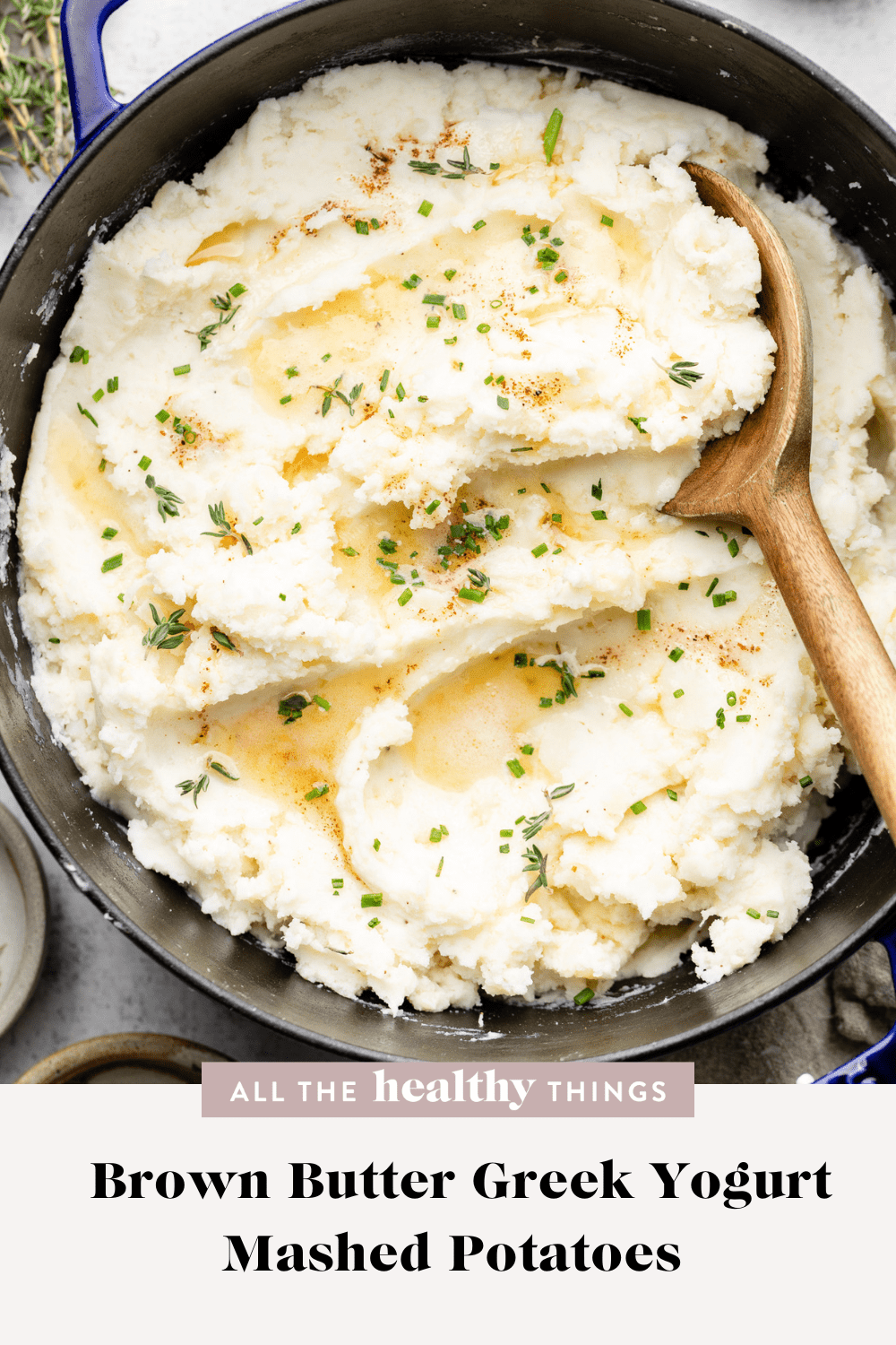 Brown Butter Mashed Potatoes - All the Healthy Things