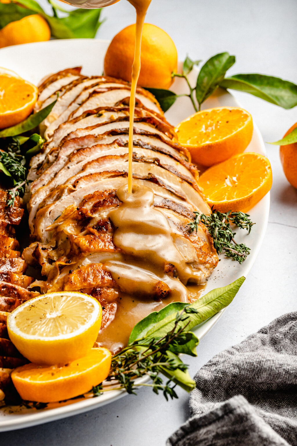 Citrus Herb Roasted Turkey Breast - All the Healthy Things