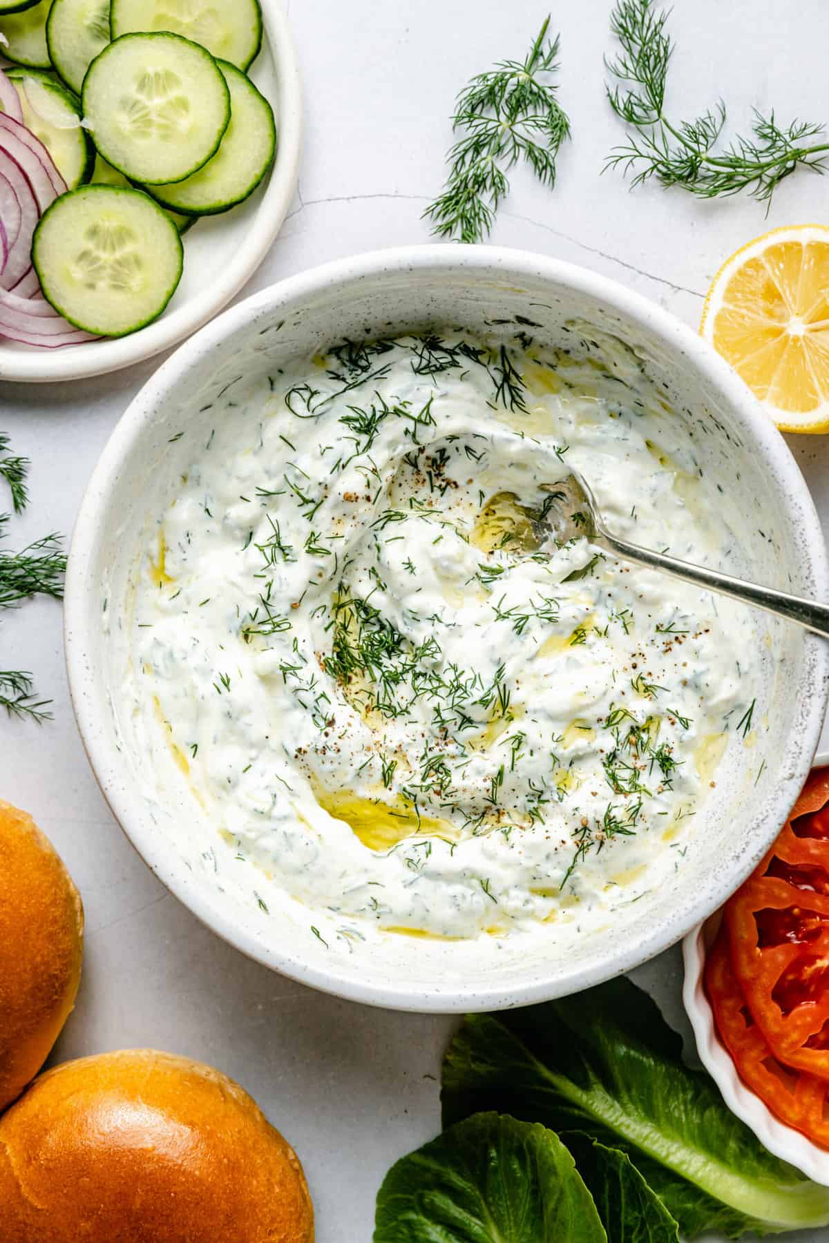 Greek Turkey Burgers - All the Healthy Things