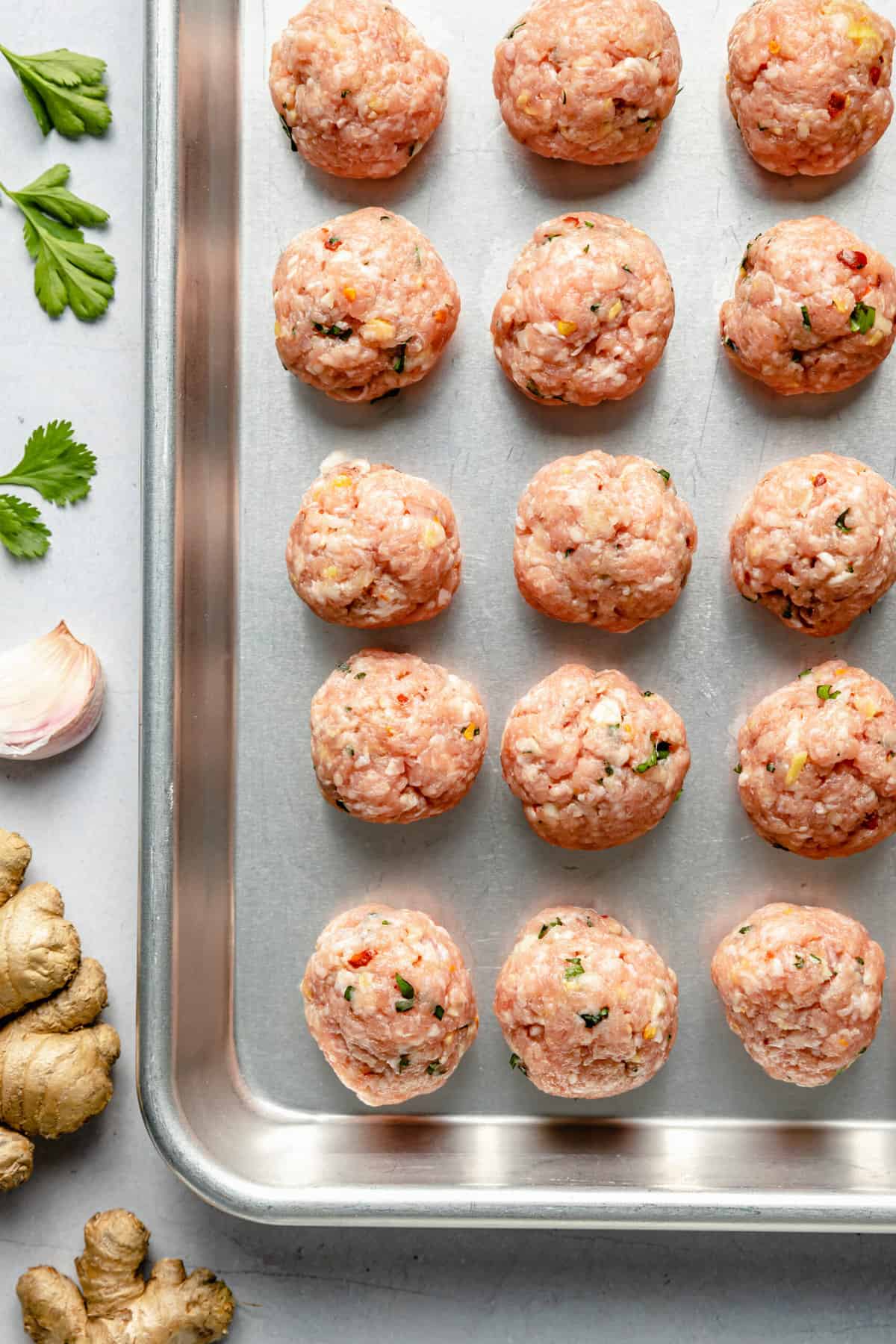 Sweet and Sticky Pork Meatballs - All the Healthy Things