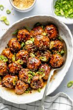 Sweet and Sticky Pork Meatballs Whole30 Paleo Gluten Free - All the ...