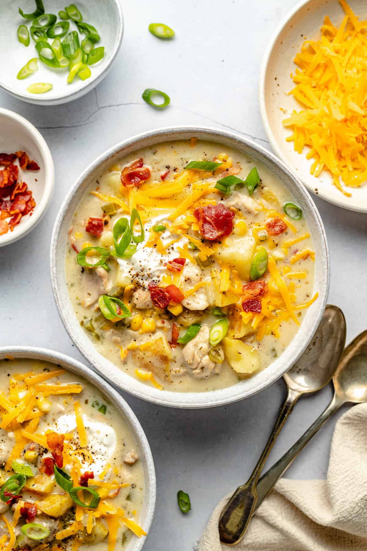 Chicken and Corn Chowder - All the Healthy Things
