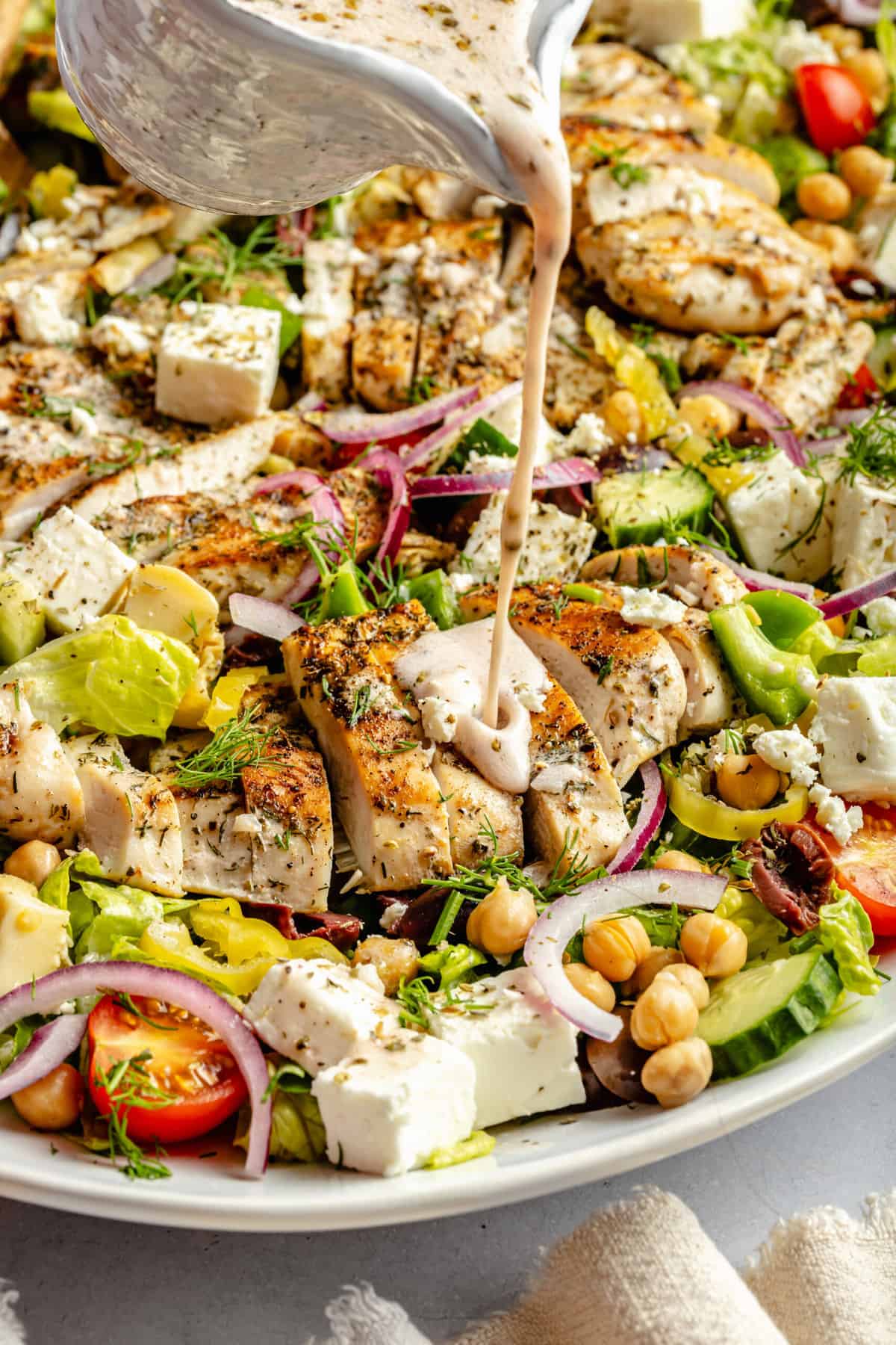 Greek Chicken Salad - All the Healthy Things