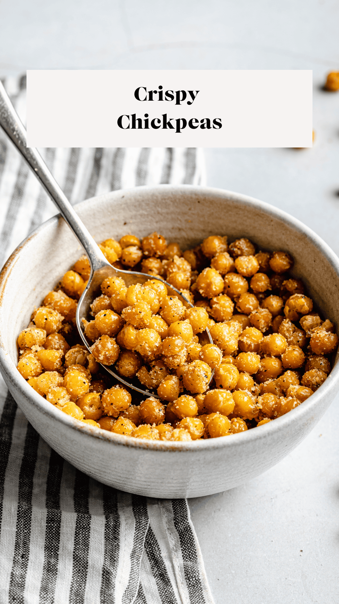 Crispy Chickpeas - All the Healthy Things