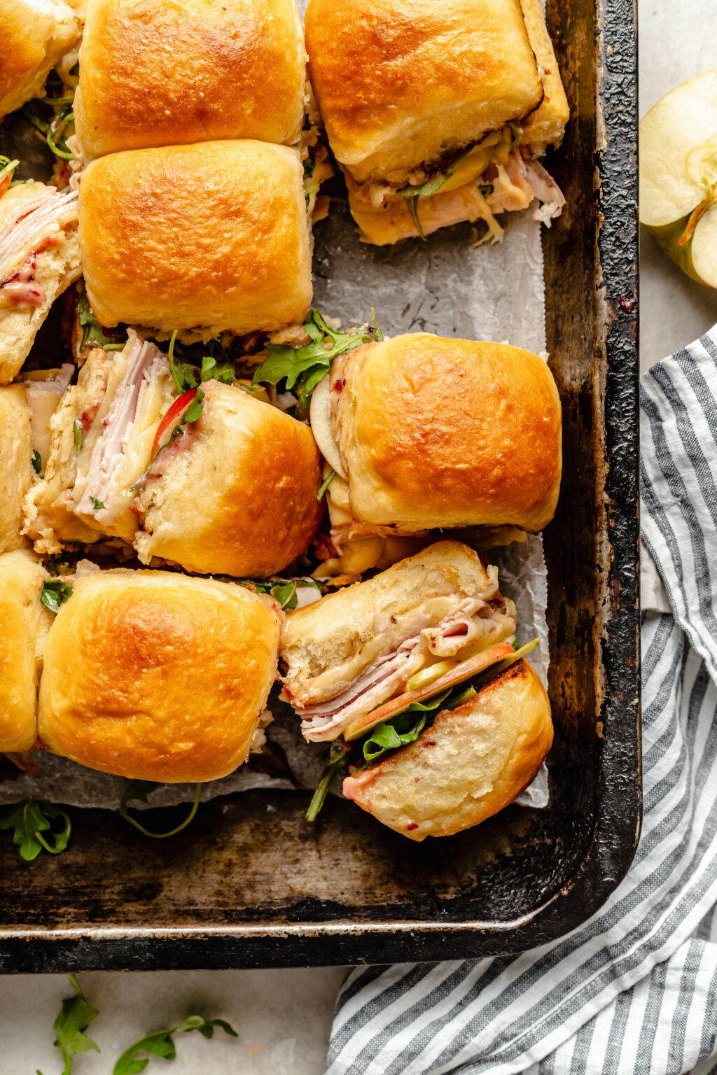 Turkey and Cheese Sliders with Delicious Cranberry Aioli - All the ...