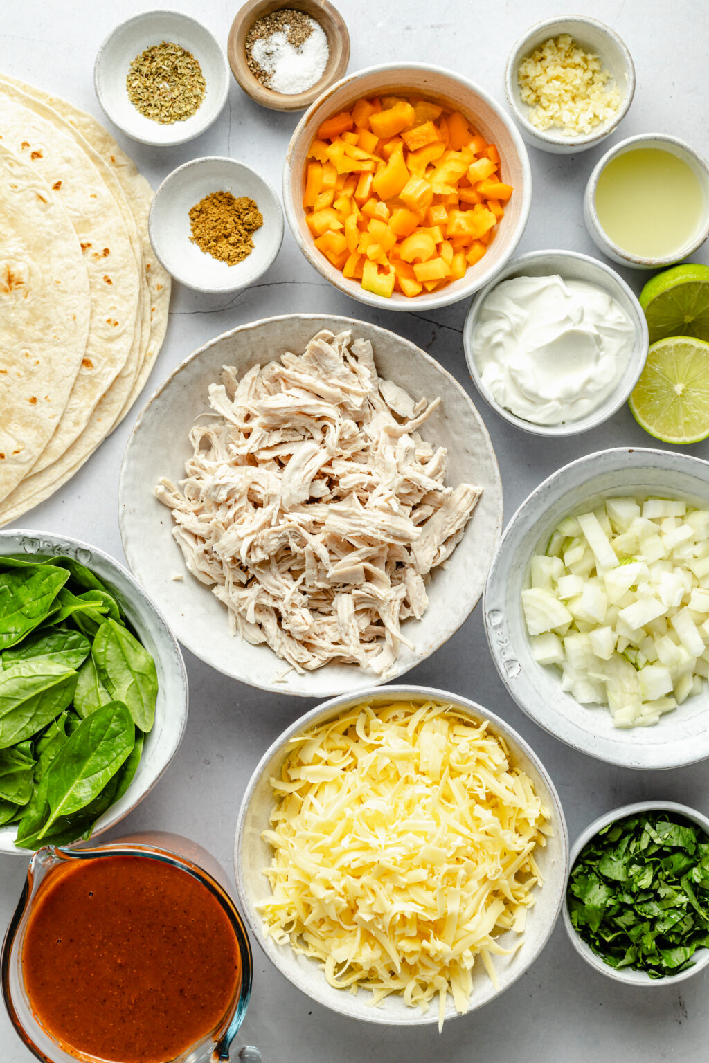 Turkey Enchiladas - All the Healthy Things