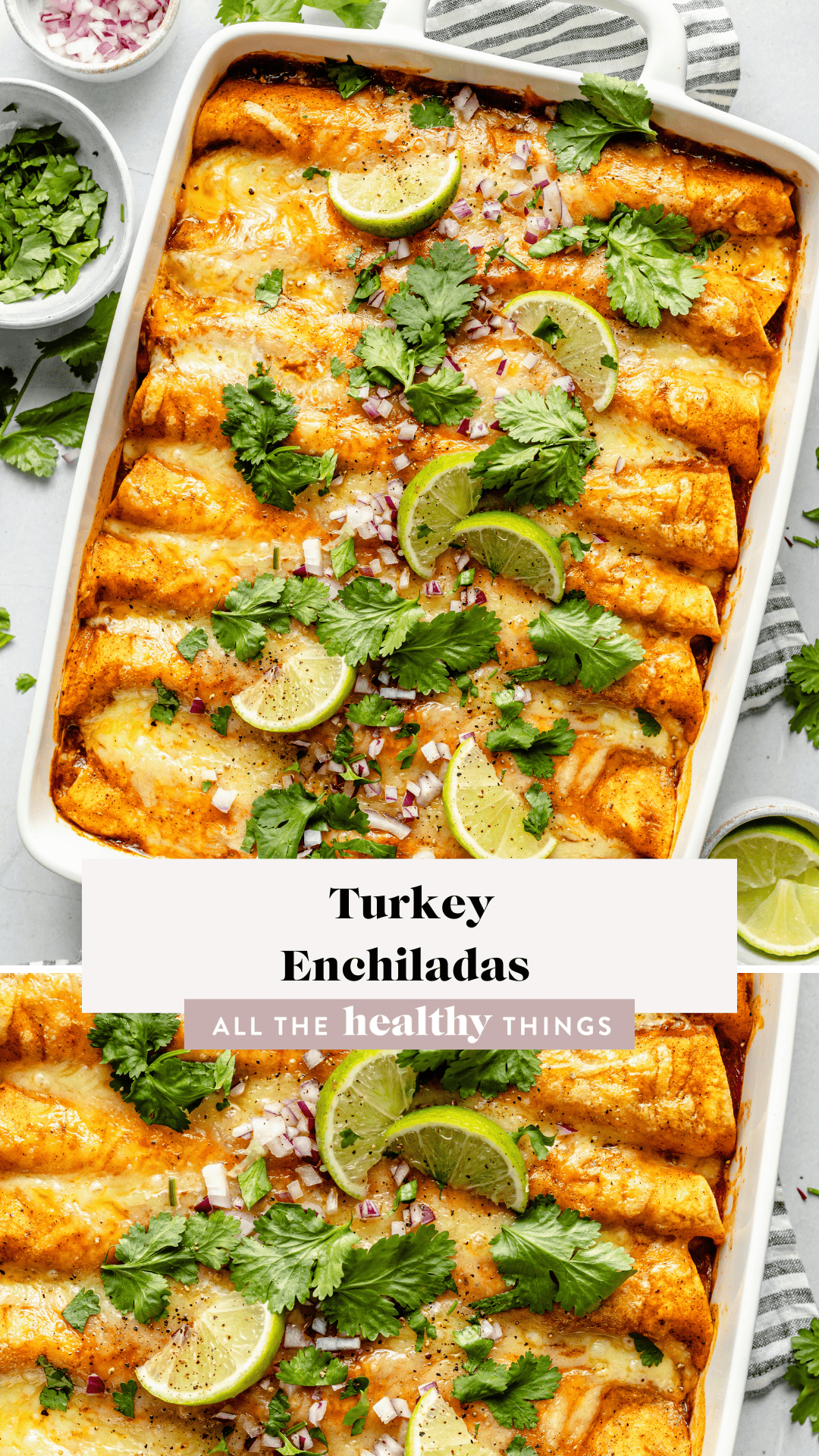 Turkey Enchiladas - All the Healthy Things