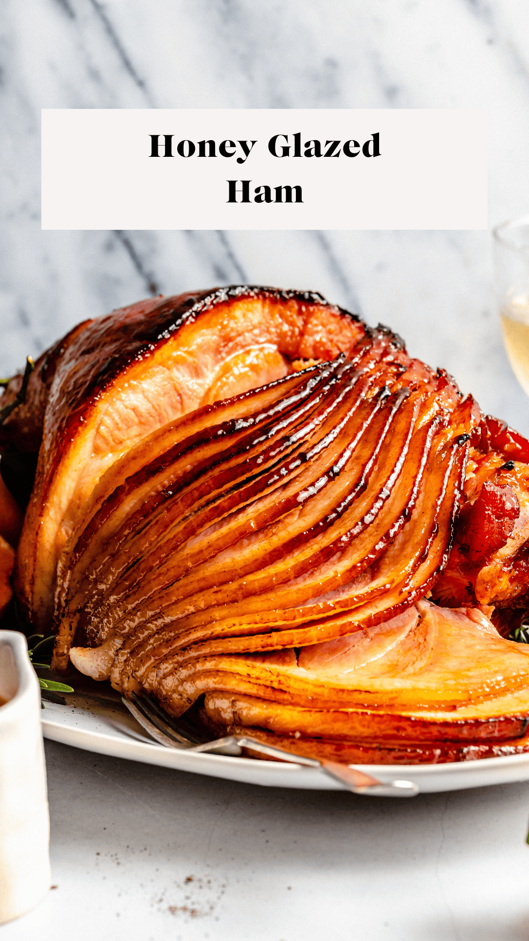Maple Honey Glazed Ham - All the Healthy Things