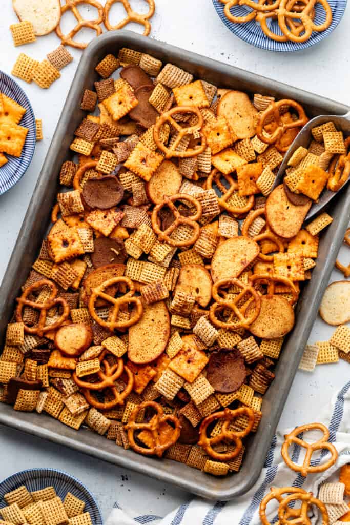 Homemade Chex Mix - All the Healthy Things