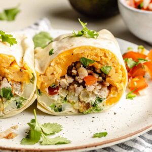 Sausage Breakfast Burritos - All the Healthy Things