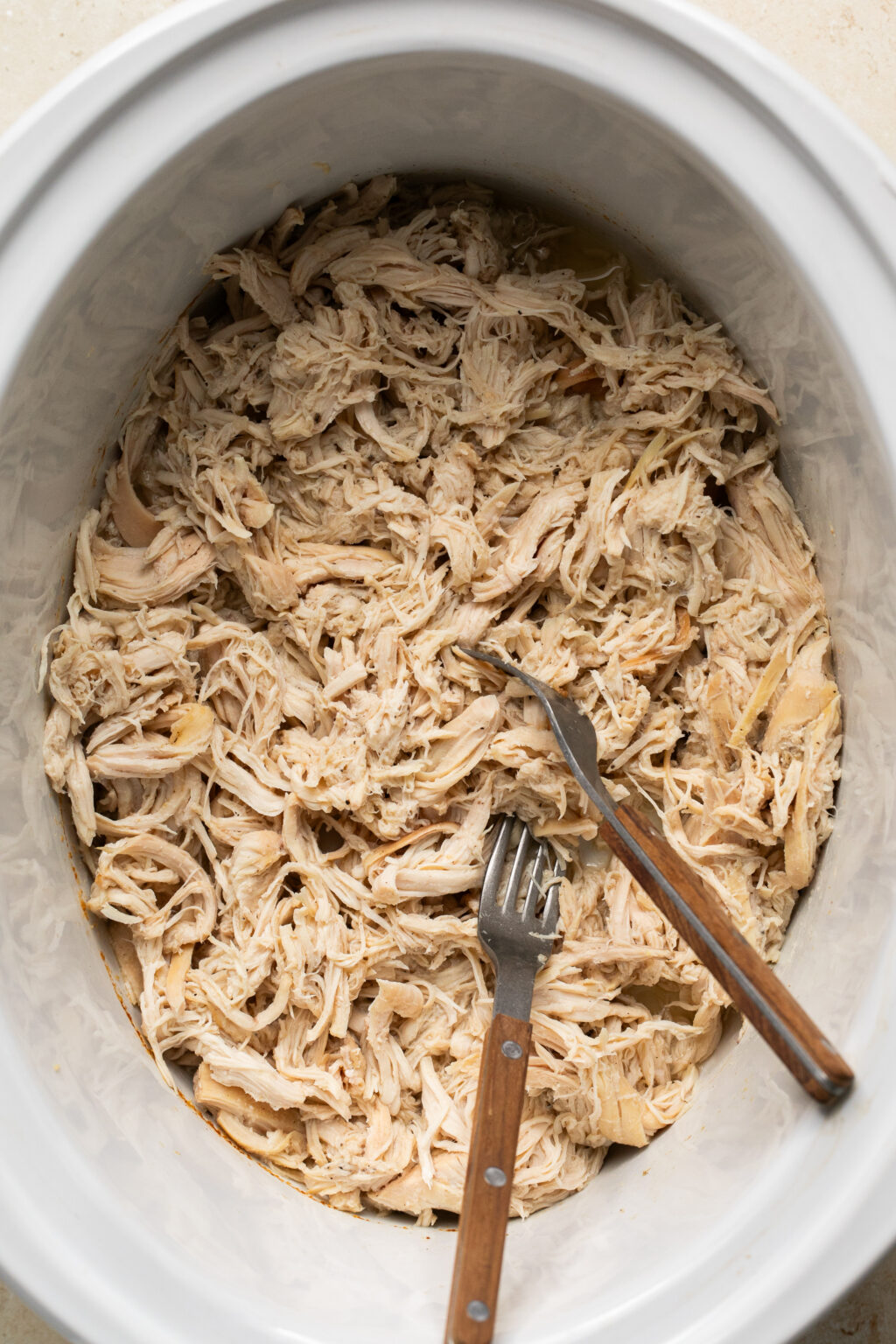 Slow Cooker Shredded Chicken - All the Healthy Things