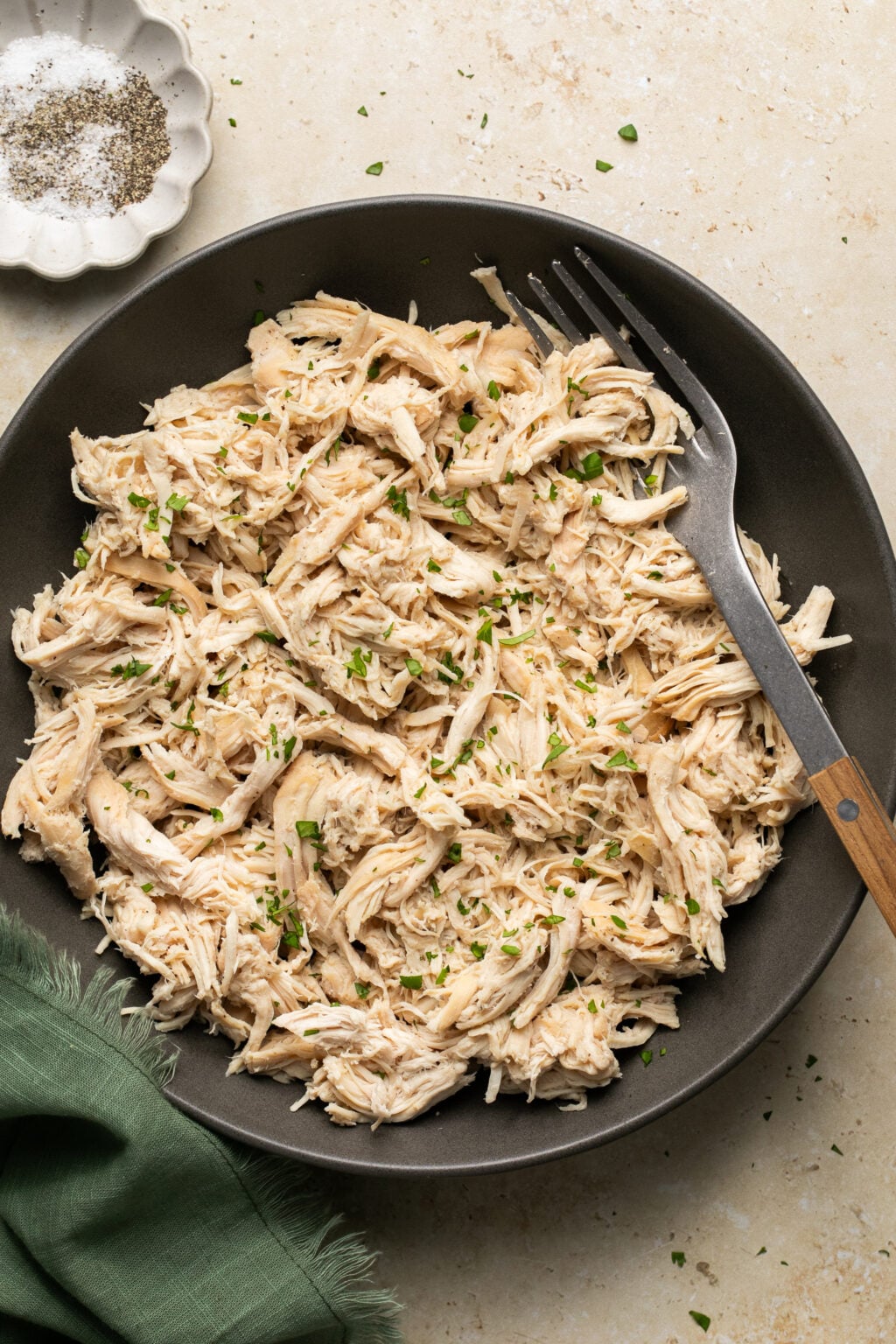 Slow Cooker Shredded Chicken - All the Healthy Things