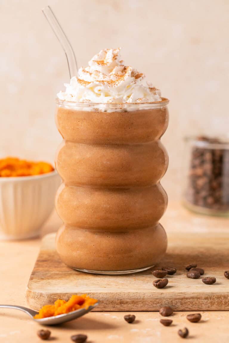 Pumpkin Spice Latte Protein Shake - All the Healthy Things