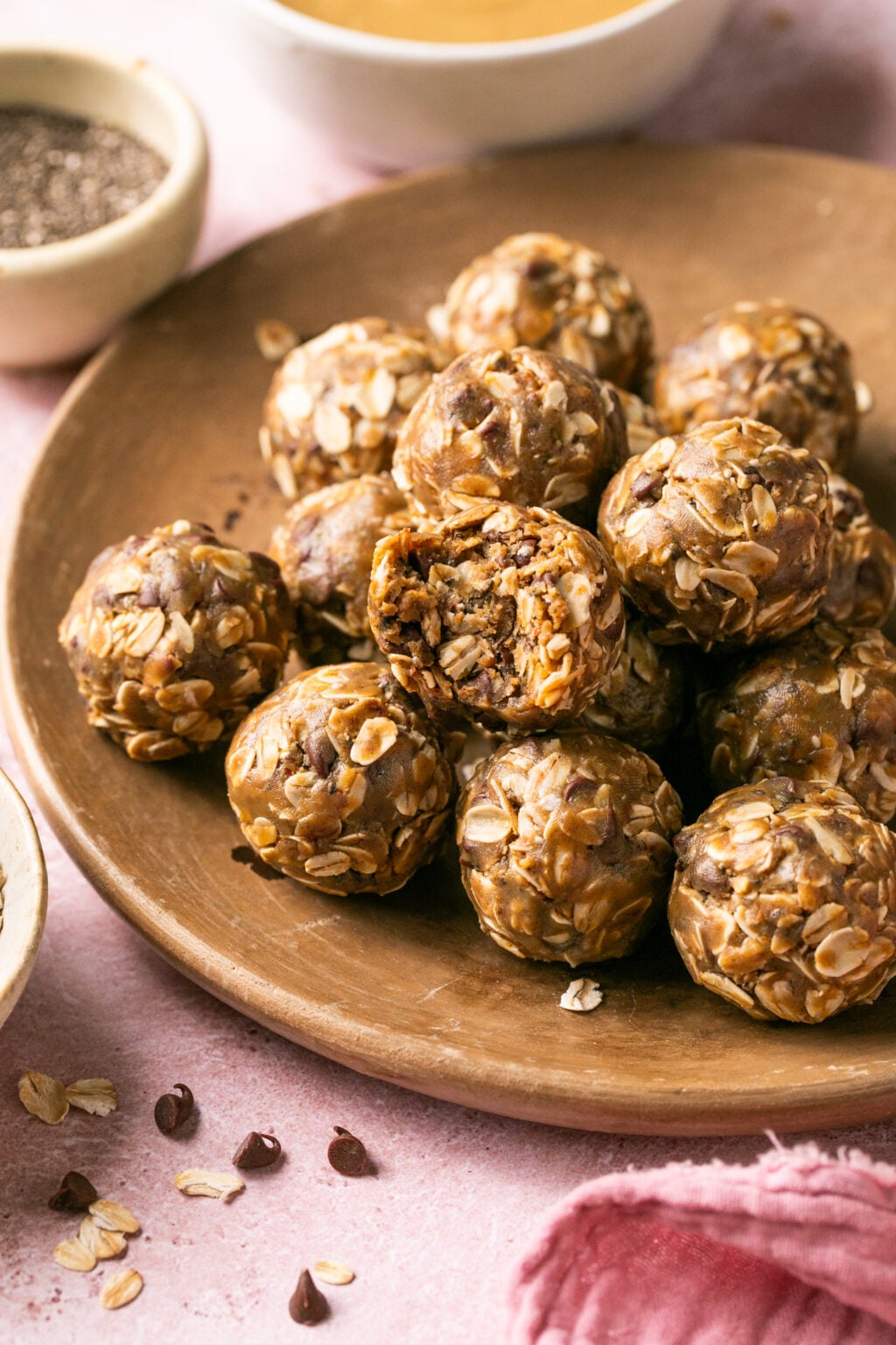 Nut-Free Oatmeal Energy Balls - All the Healthy Things