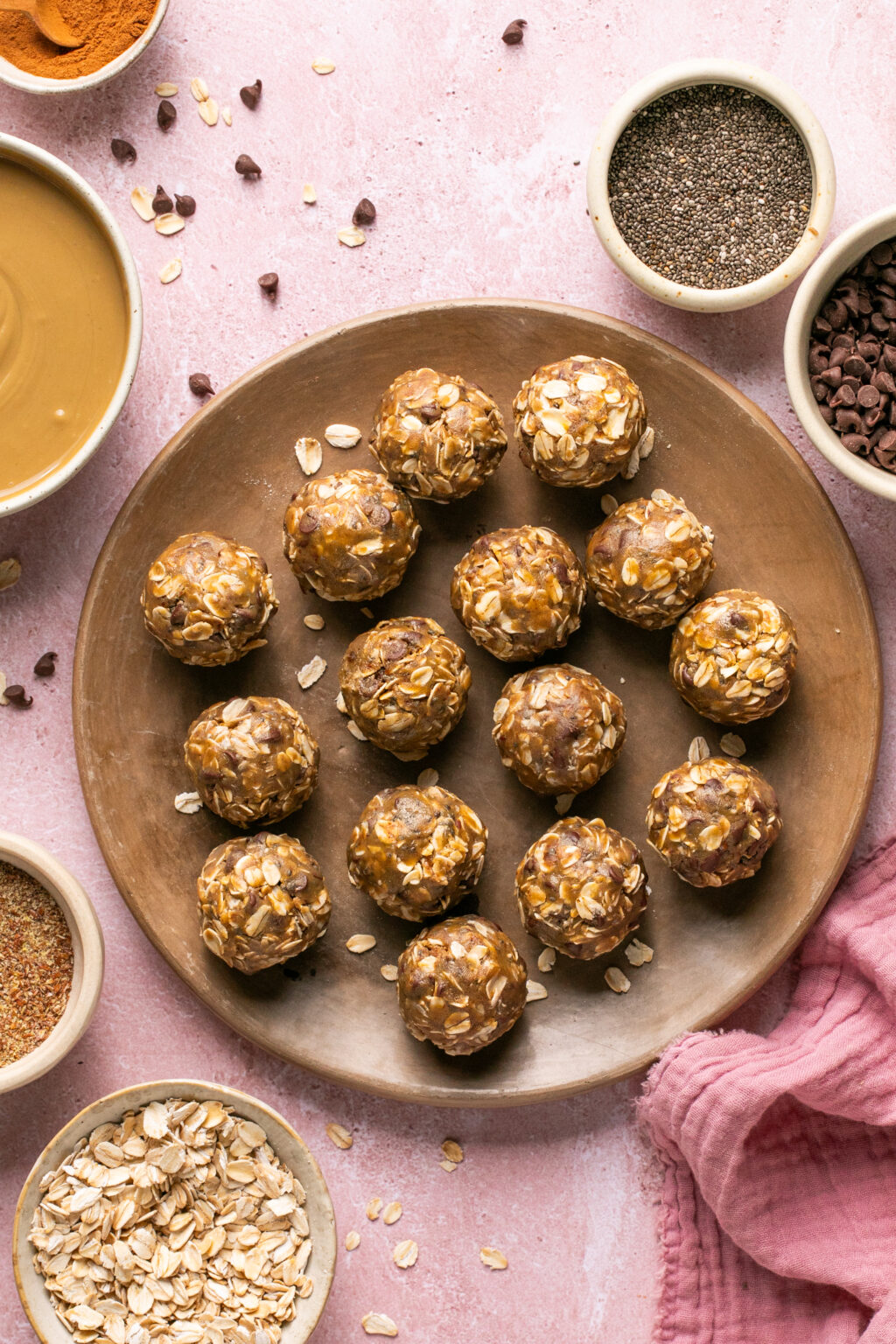 Nut-Free Oatmeal Energy Balls - All the Healthy Things