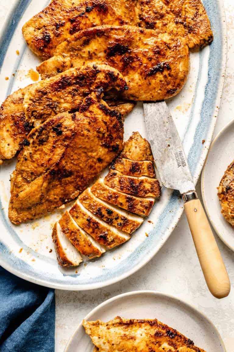 The Best Juicy Pan Seared Chicken Breast - All the Healthy Things