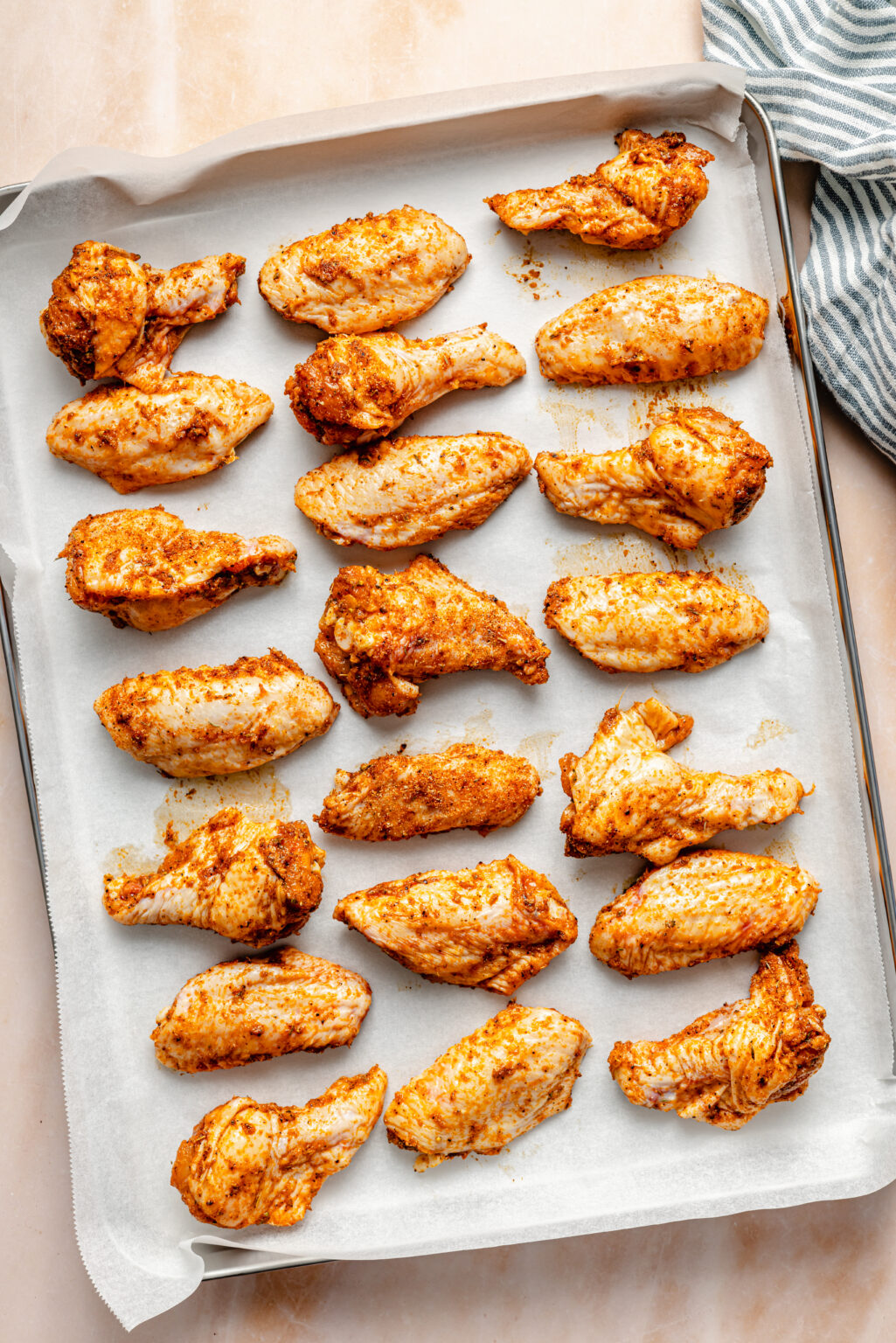 Crispy Baked Dry Rub Wings (with Homemade Dry Rub!) - All the Healthy ...