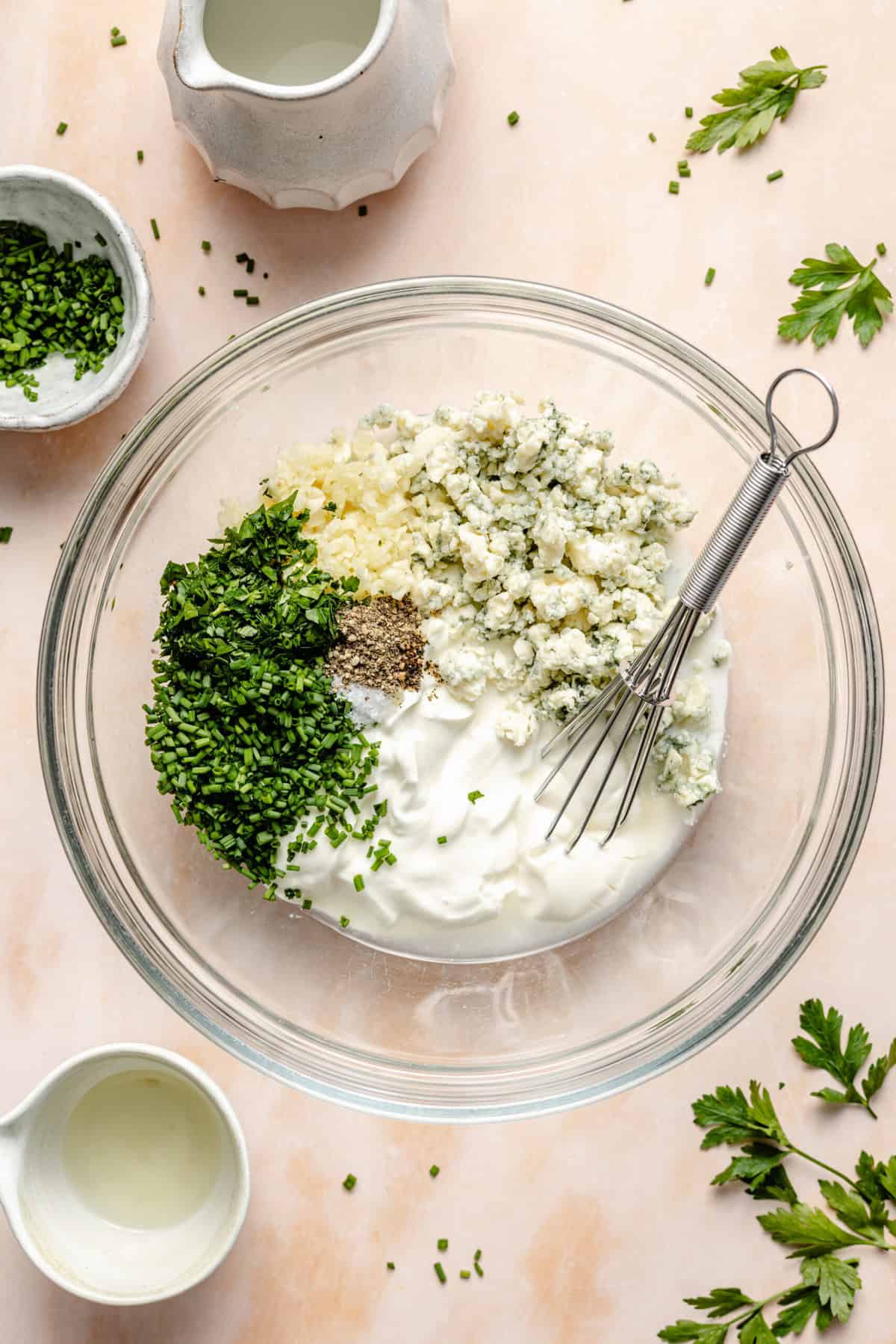 Homemade Blue Cheese Dressing - All the Healthy Things
