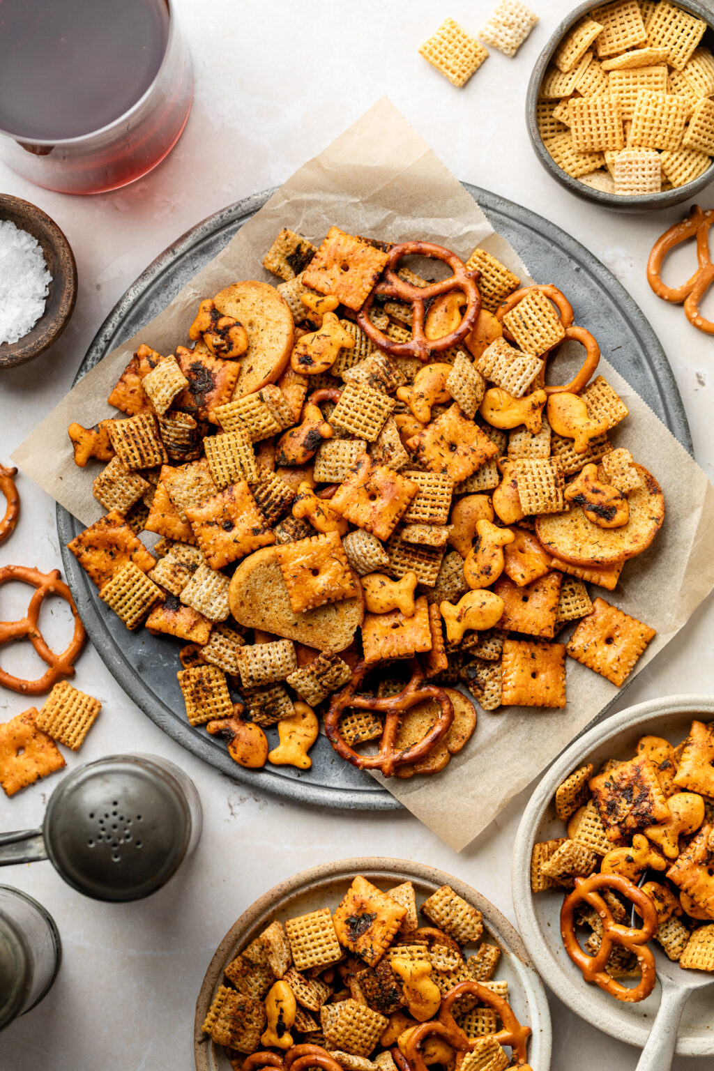 Herby Ranch Snack Mix - All the Healthy Things