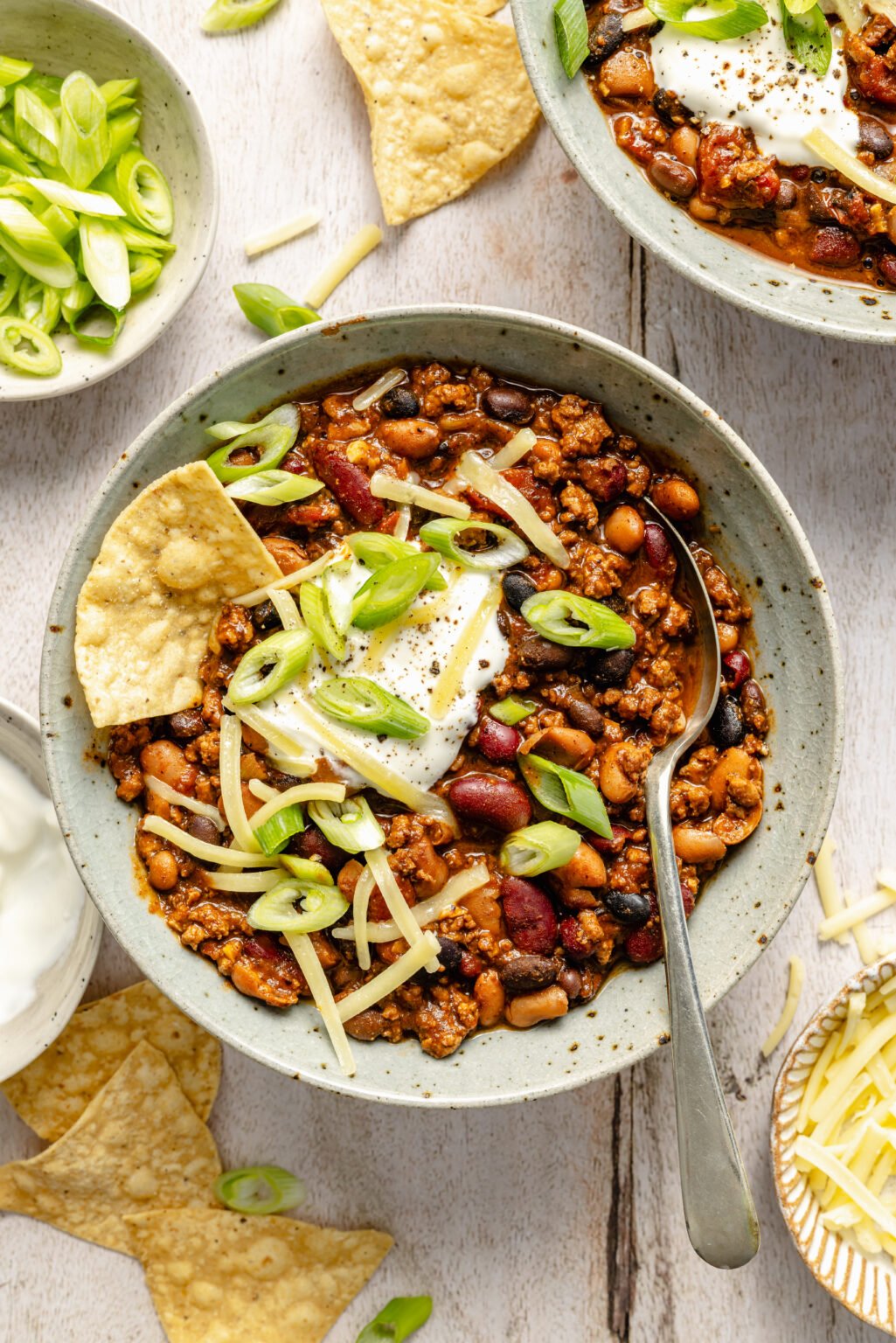 The Best Three Bean Chili - All the Healthy Things