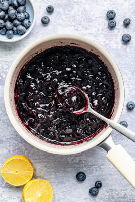 Lemon Blueberry Jam Recipe (without Pectin!) - All the Healthy Things
