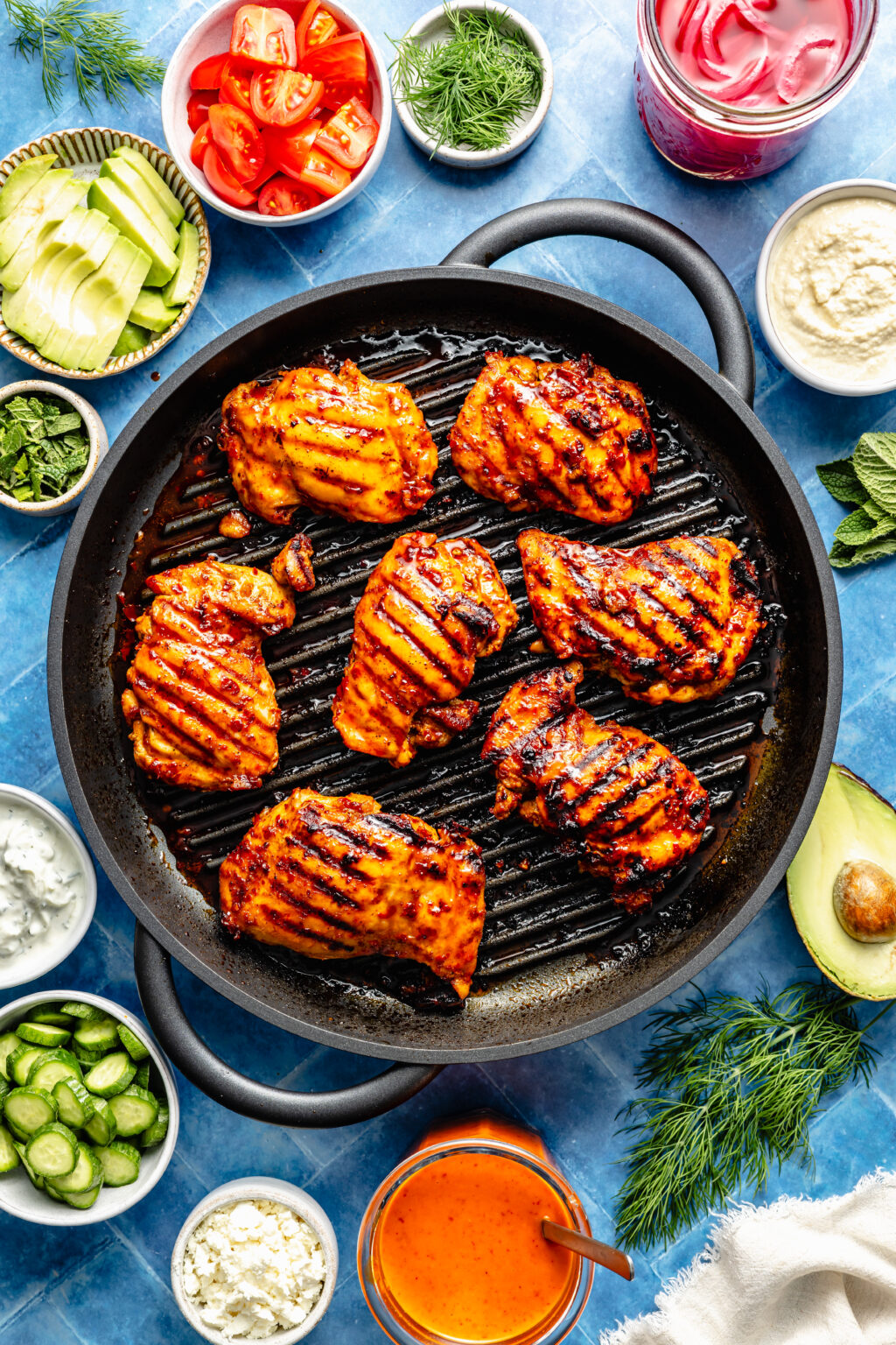 My Favorite Hot Honey Harissa Chicken Bowls (Cava Copycat) - All the ...