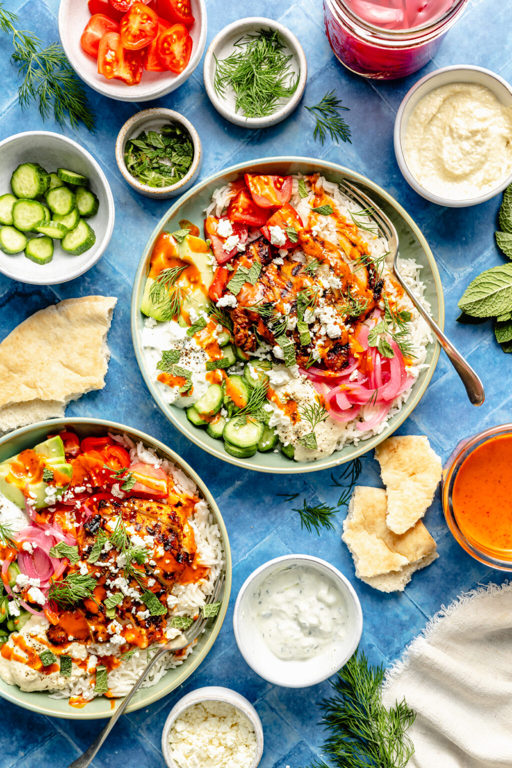 My Favorite Hot Honey Harissa Chicken Bowls (Cava Copycat) - All the ...