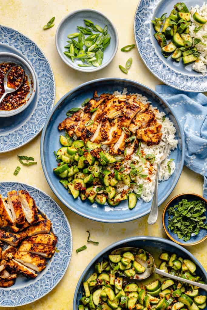 Red Curry Chicken Thighs - All the Healthy Things