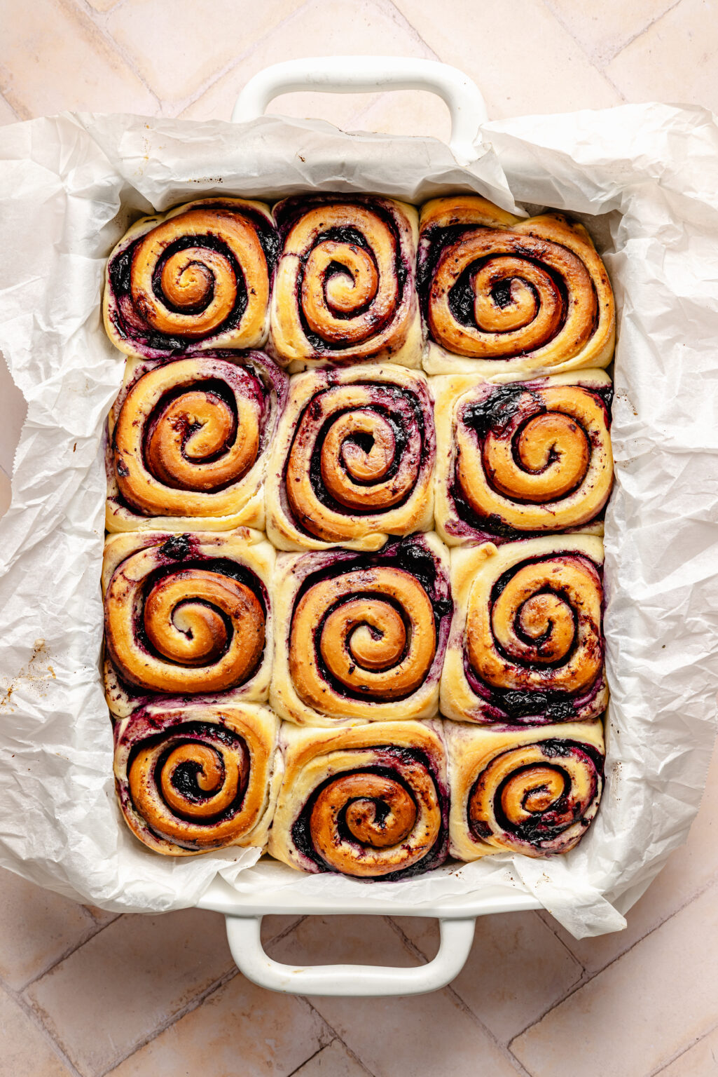 Lemon Blueberry Sweet Rolls - All the Healthy Things