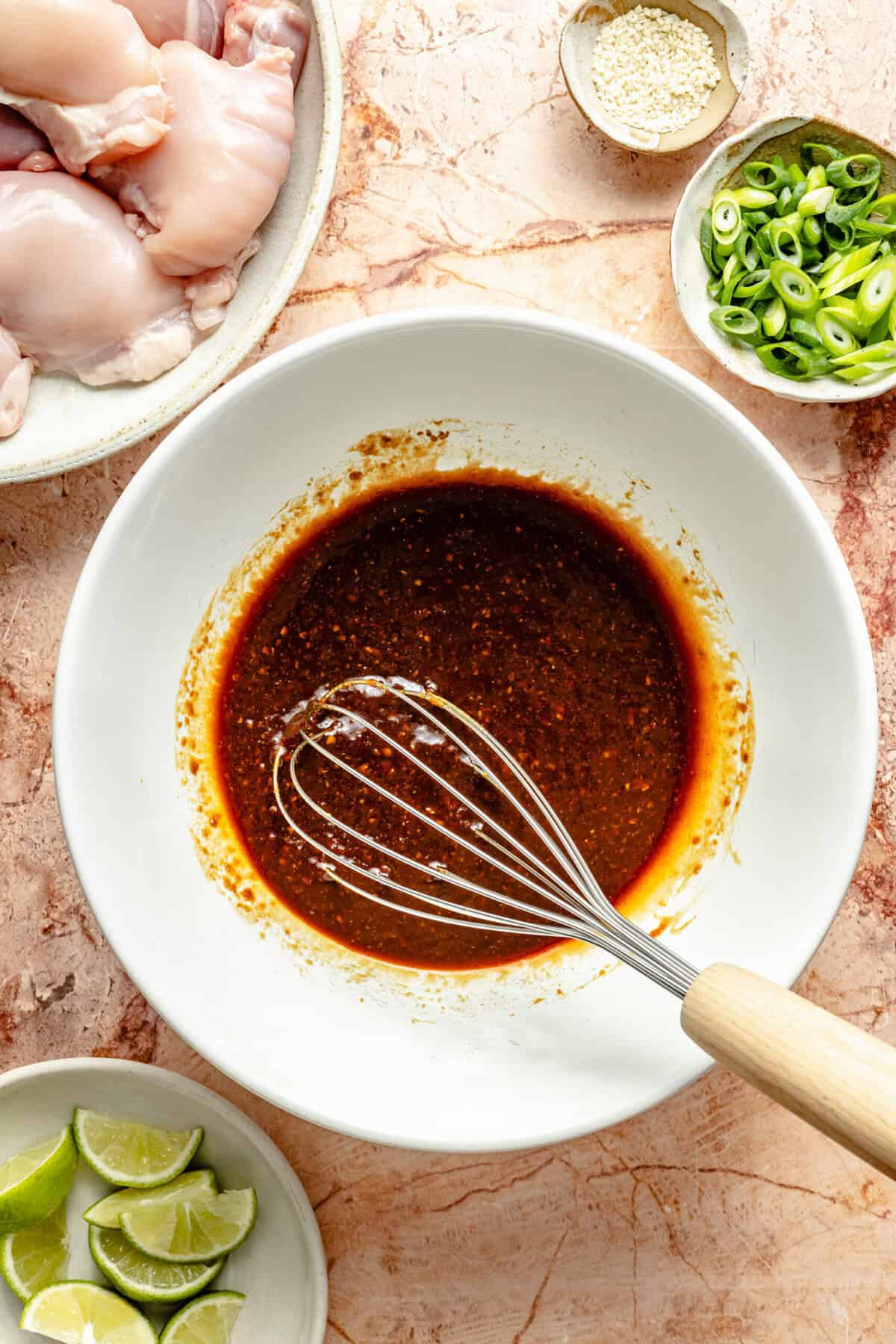 Glazed Miso Chicken Thighs (Sweet & Savory) - All the Healthy Things