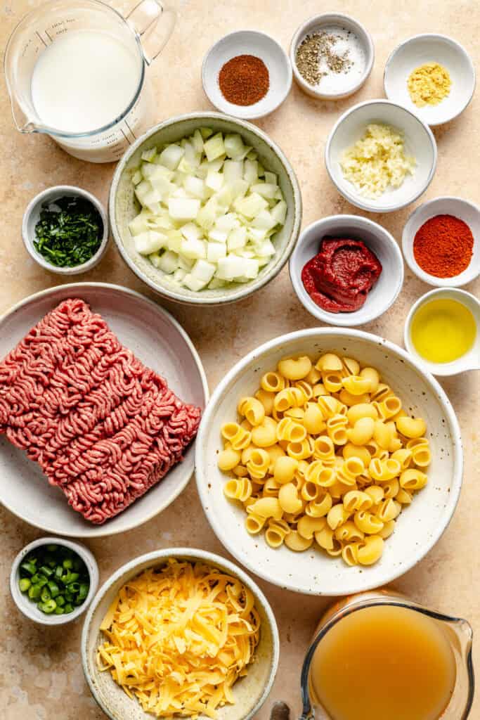One Pot Homemade Hamburger Helper - All the Healthy Things